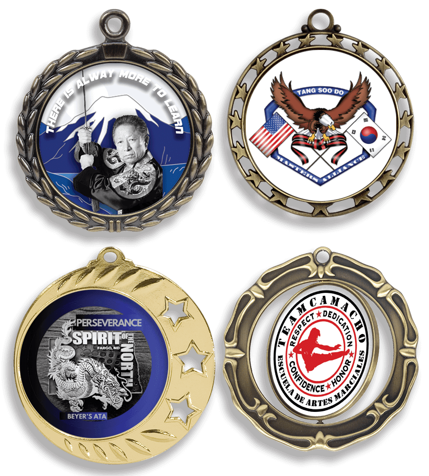 Martial Arts Medals Inserts | Maxwell Medals & Awards